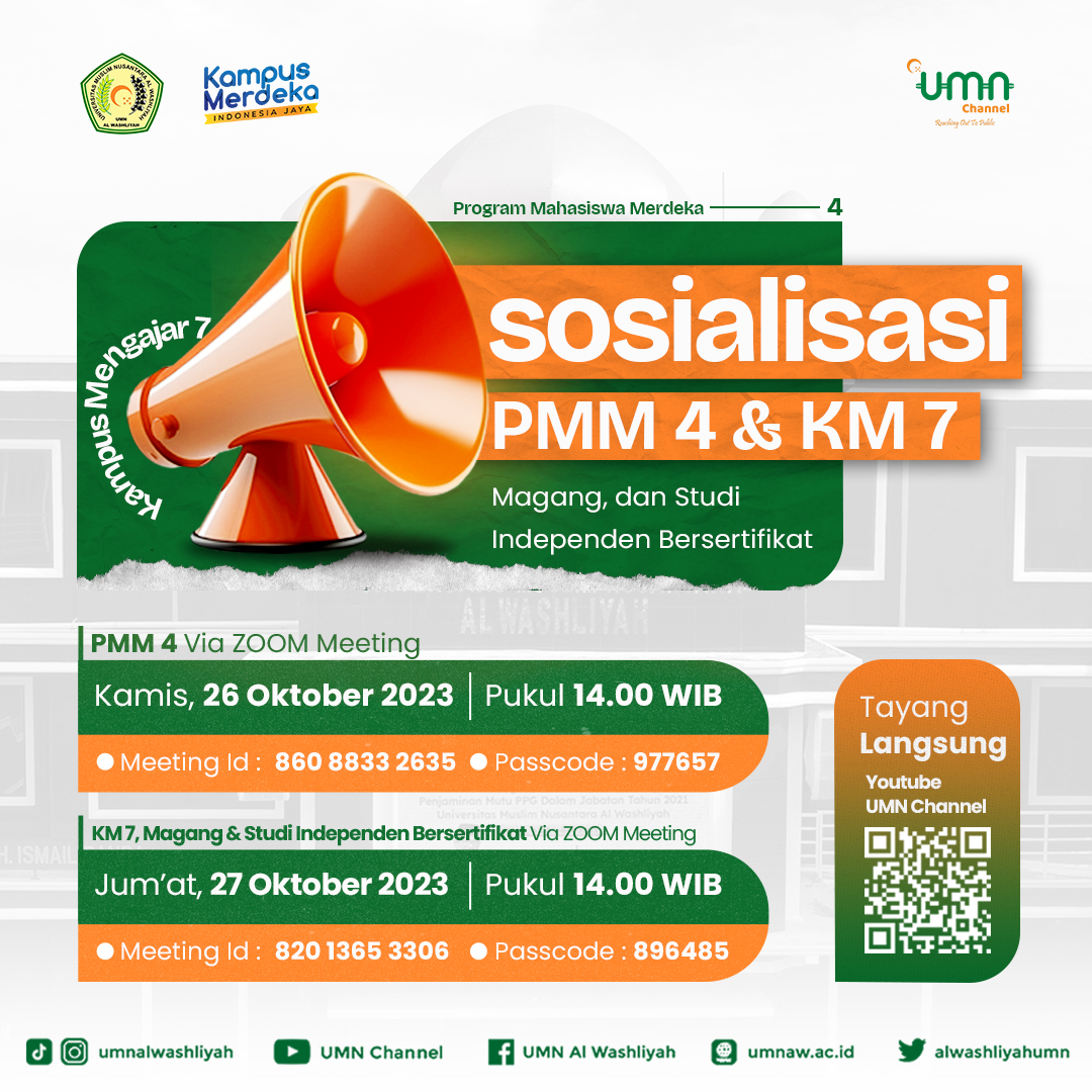 Sosialisasi PMM 4, KM 7 dan MSIB – Universitas Muslim Nusantara Al ...